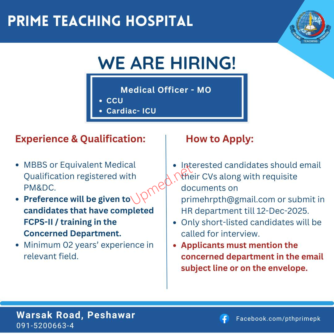 Prime Teaching Hospital Peshawar – UPMED