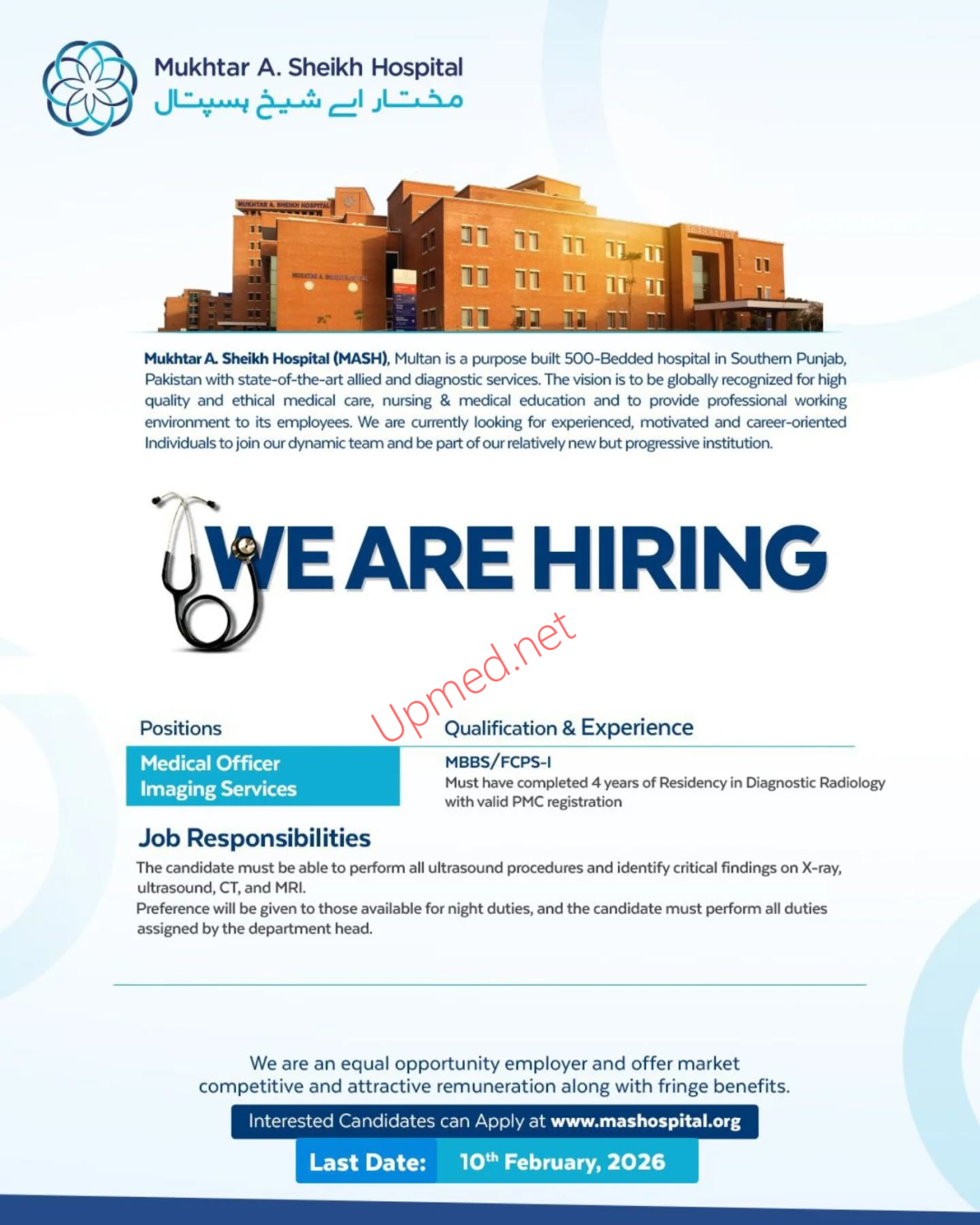 Mukhtar-A-Sheikh Hospital Multan – UPMED